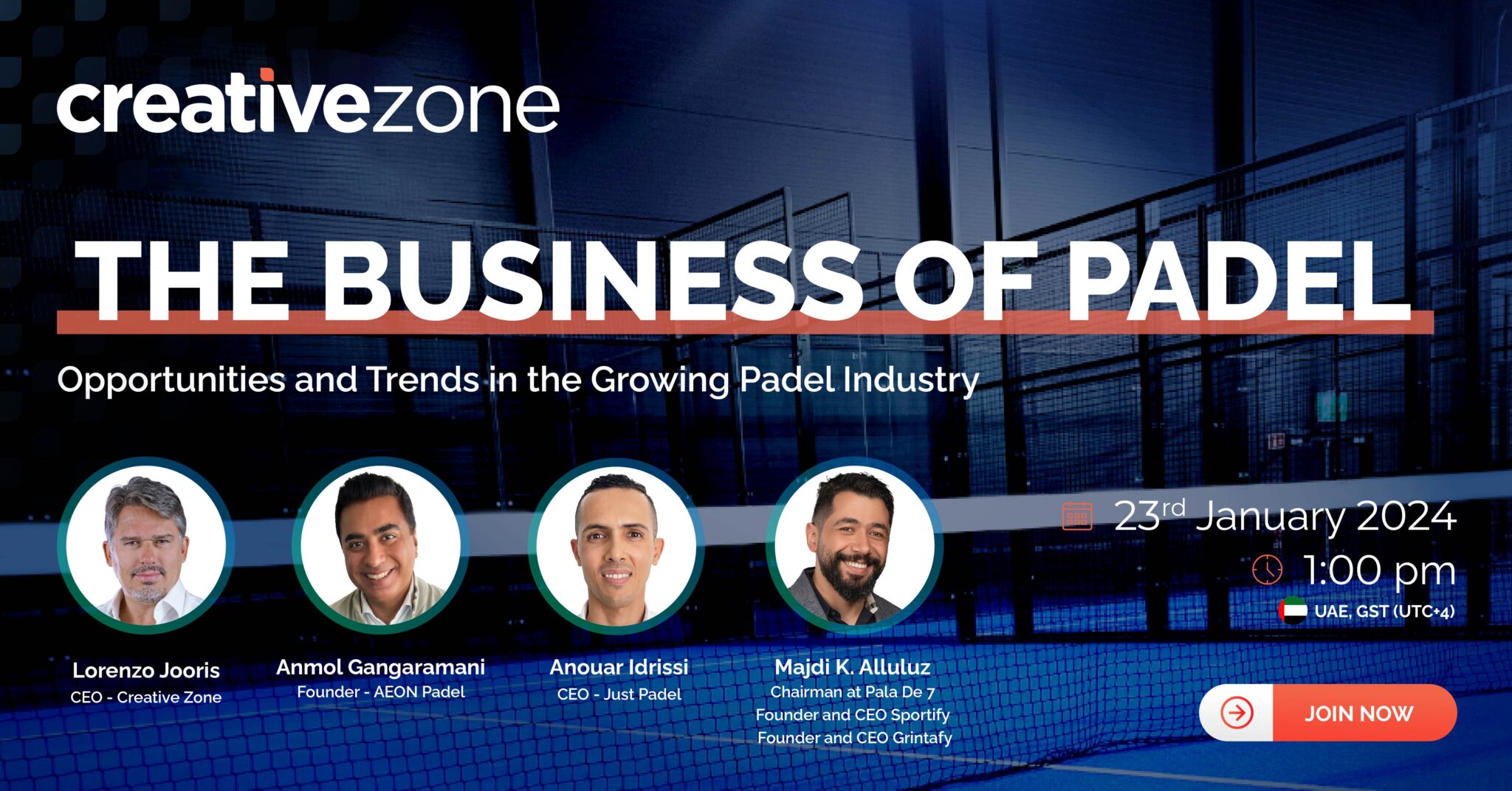 The Business of Padel - Creative Zone